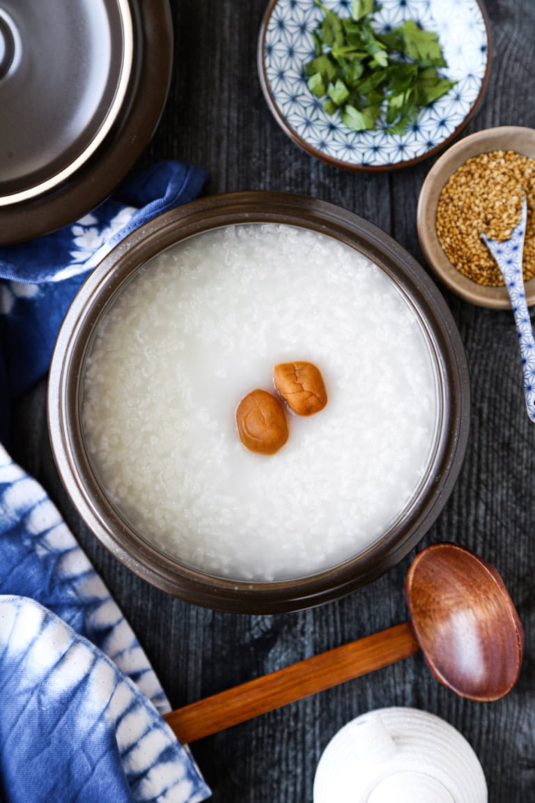 Okayu (Japanese congee) | Pickled Plum
