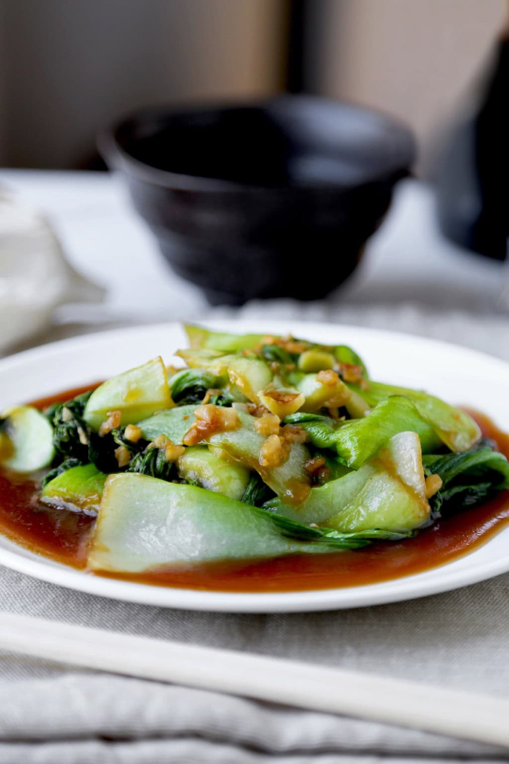 Bok Choy With Garlic and Oyster Sauce | Pickled Plum
