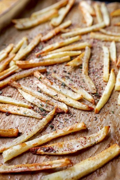 Oven Baked Za'atar Fries | Pickled Plum