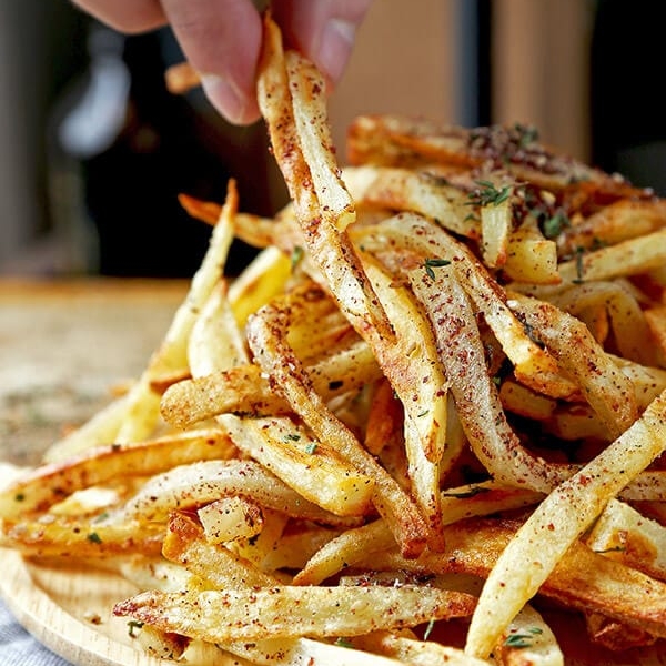 Oven Baked Za'atar Fries | Pickled Plum