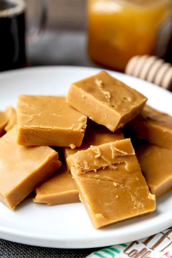 Easy Peanut Butter and Honey Fudge | Pickled Plum