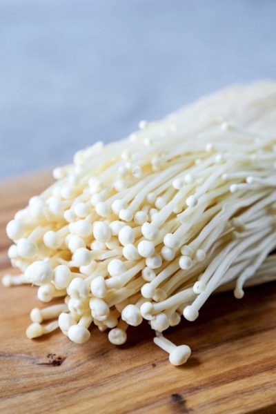 Foil Baked Enoki Mushrooms - エノキ焼き | Pickled Plum
