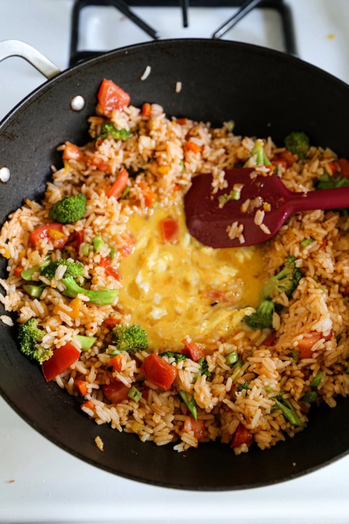 Hong Kong Ketchup Fried Rice (Cantonese Style)