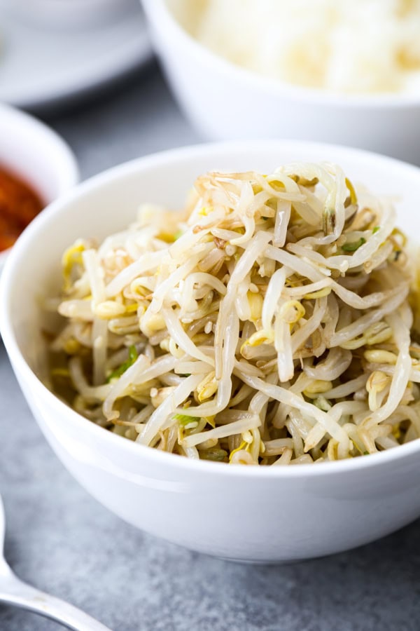 Korean Bean Sprout Salad (Sookju Namul) | Pickled Plum