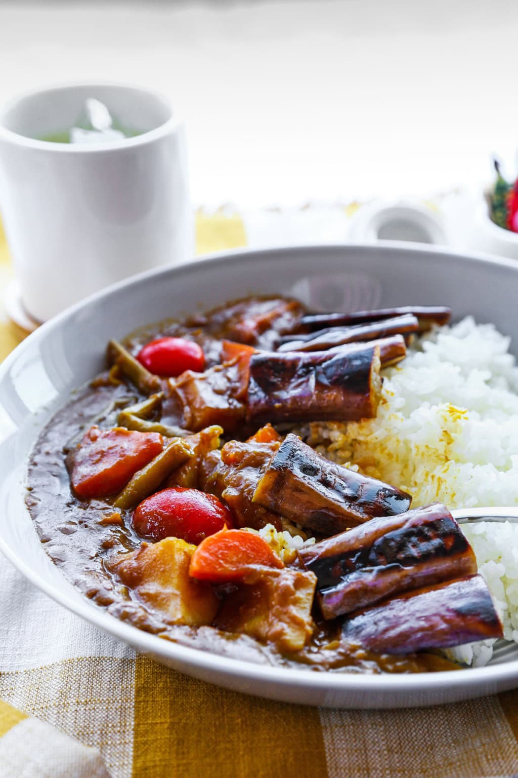 Coco Ichibanya-Style Vegetable Curry | Pickled Plum