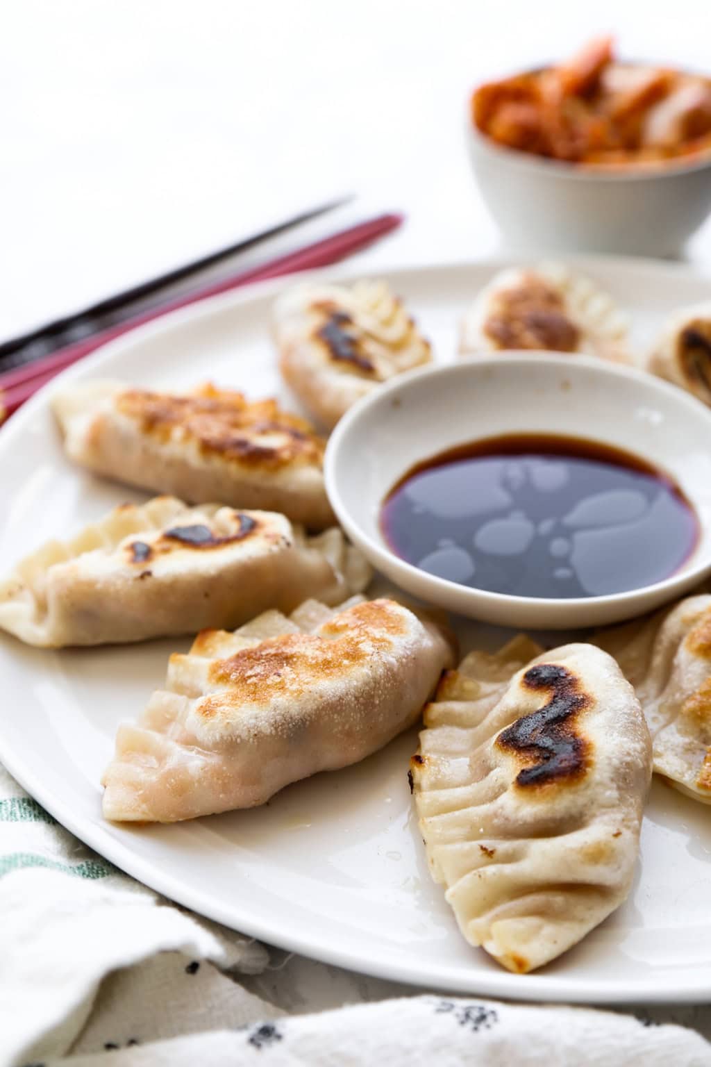 Kimchi Tofu Mandu (Korean Dumplings. - 만두) | Pickled Plum