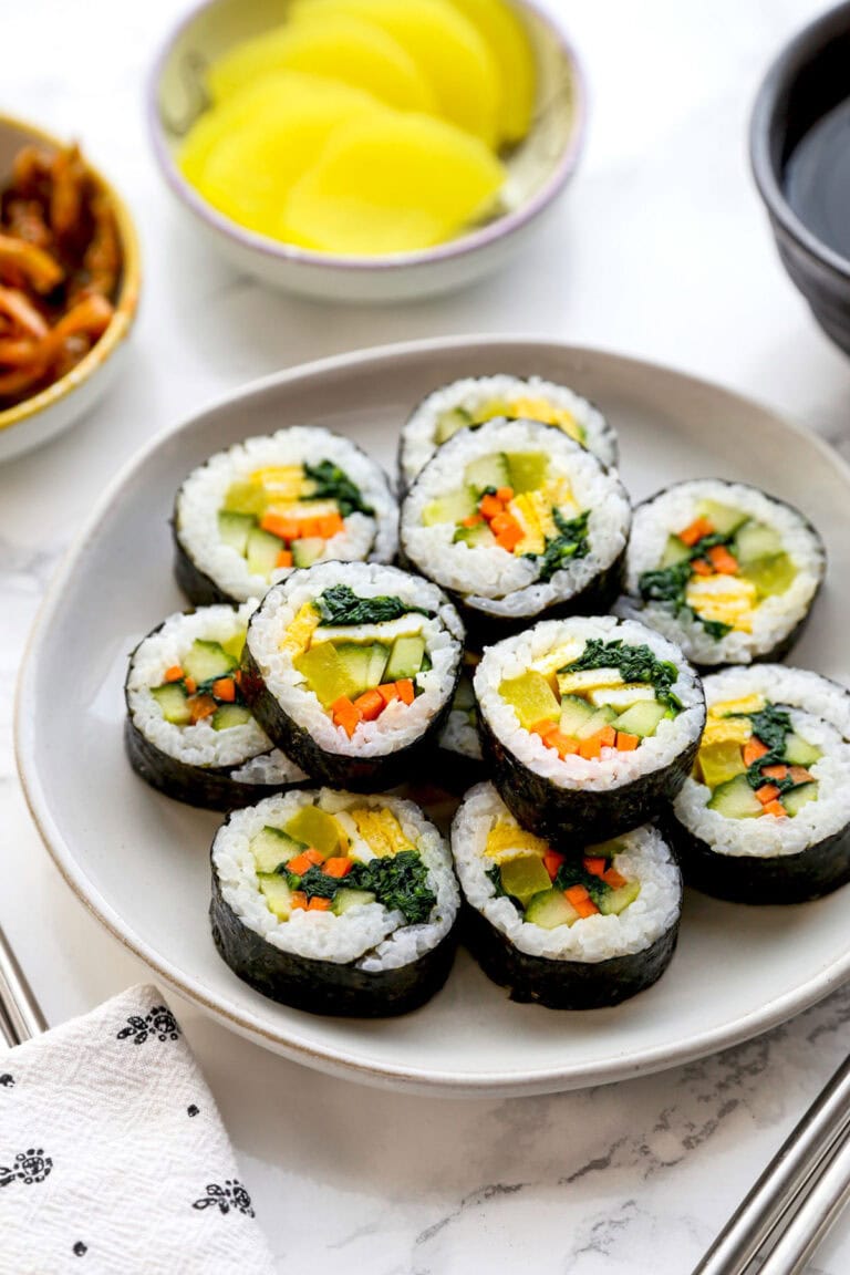Vegetable Kimbap | Pickled Plum