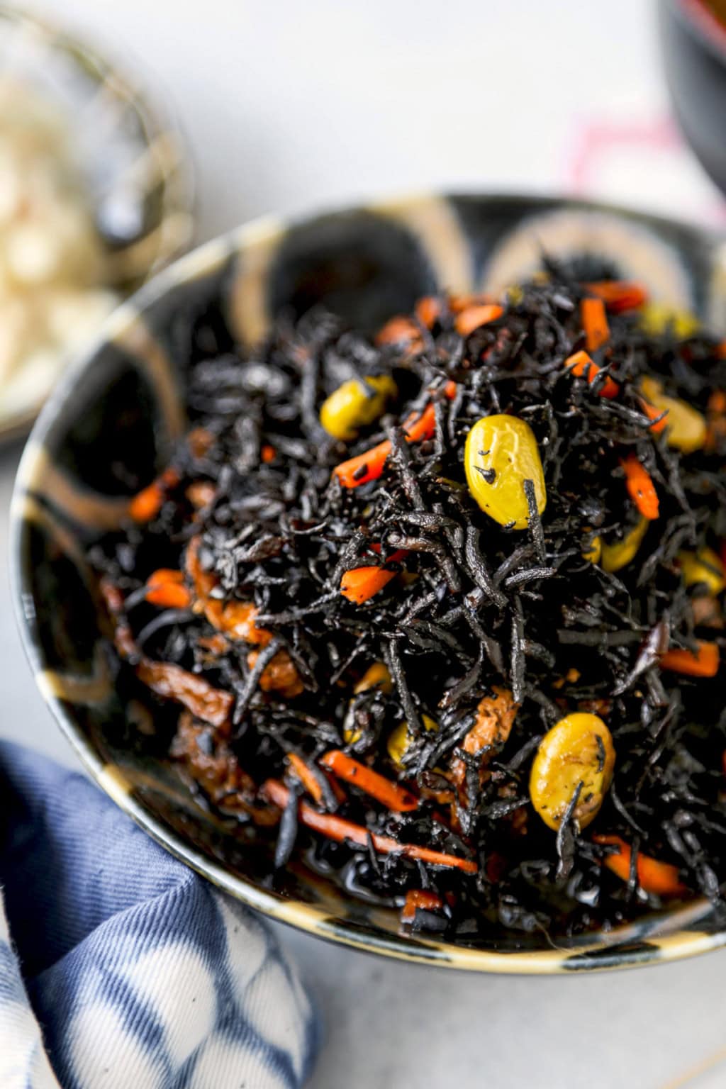 Hijiki Salad (Hijiki No Nimono) | Pickled Plum