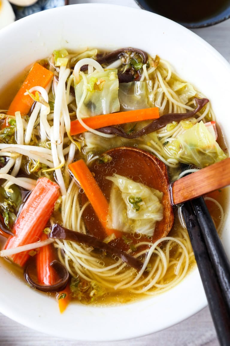 Vegetable Champon | Pickled Plum