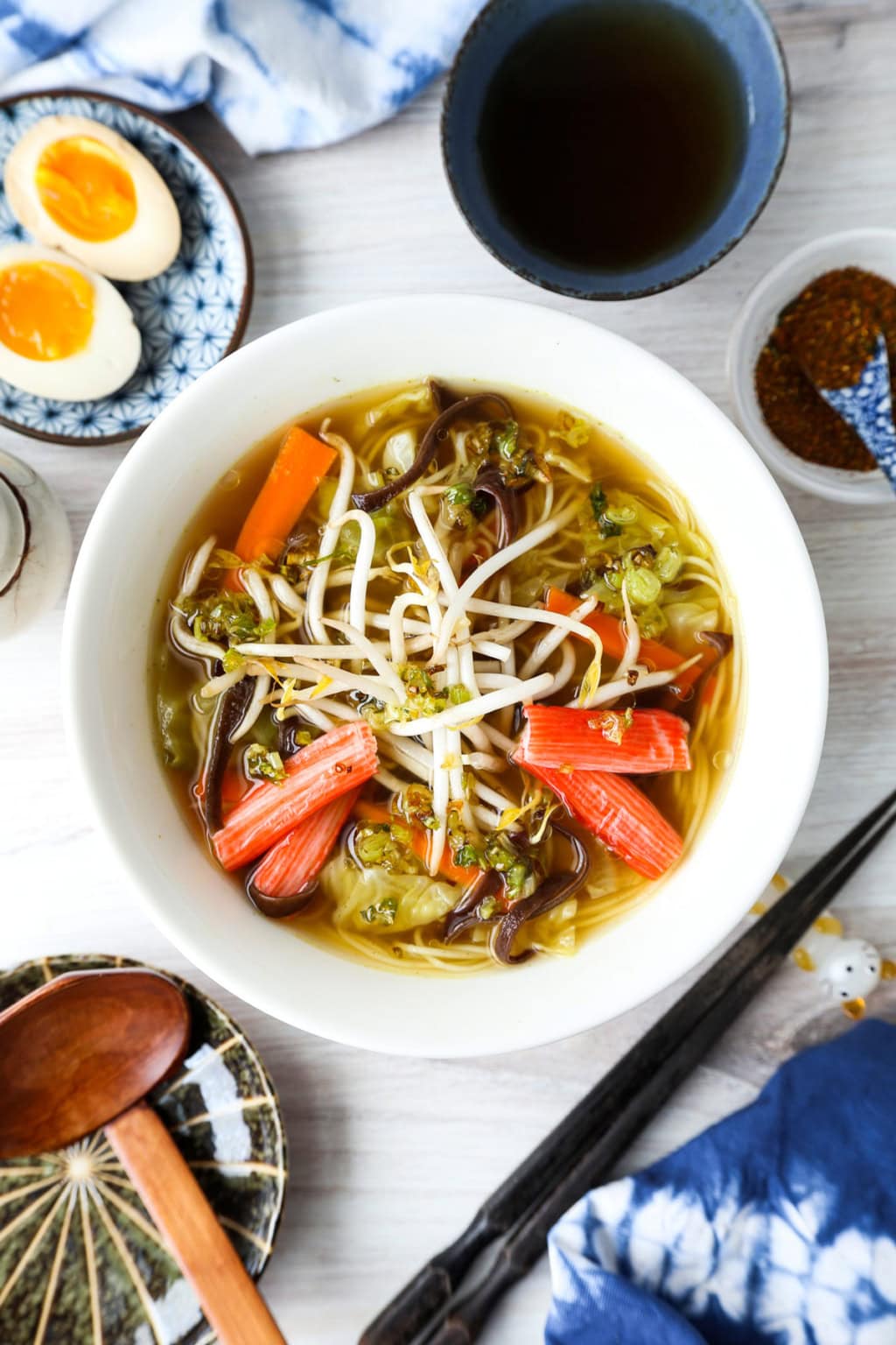 Vegetable Champon | Pickled Plum