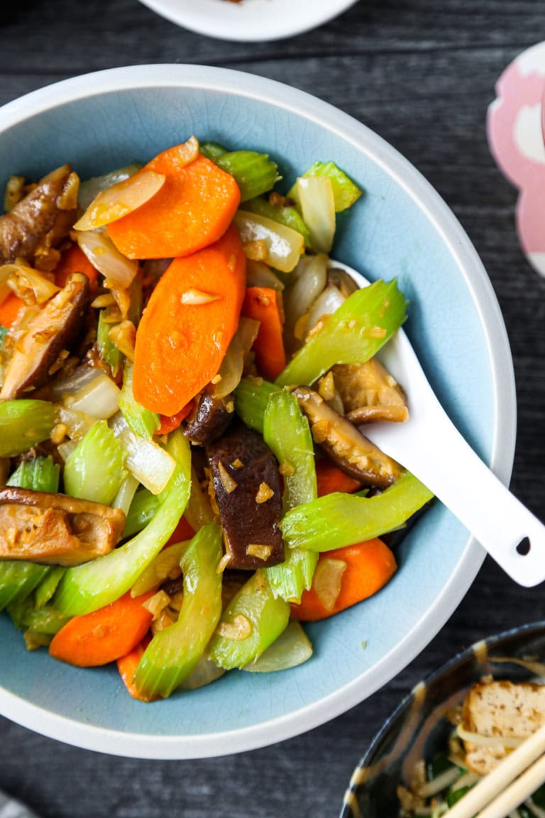 Stir Fry Veggies with Garlic Sauce | Pickled Plum