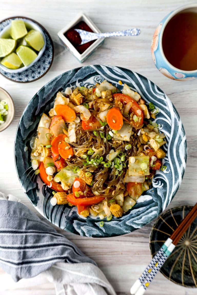 Pad Woon Sen (Thai Glass Noodle Stir Fry) | Pickled Plum