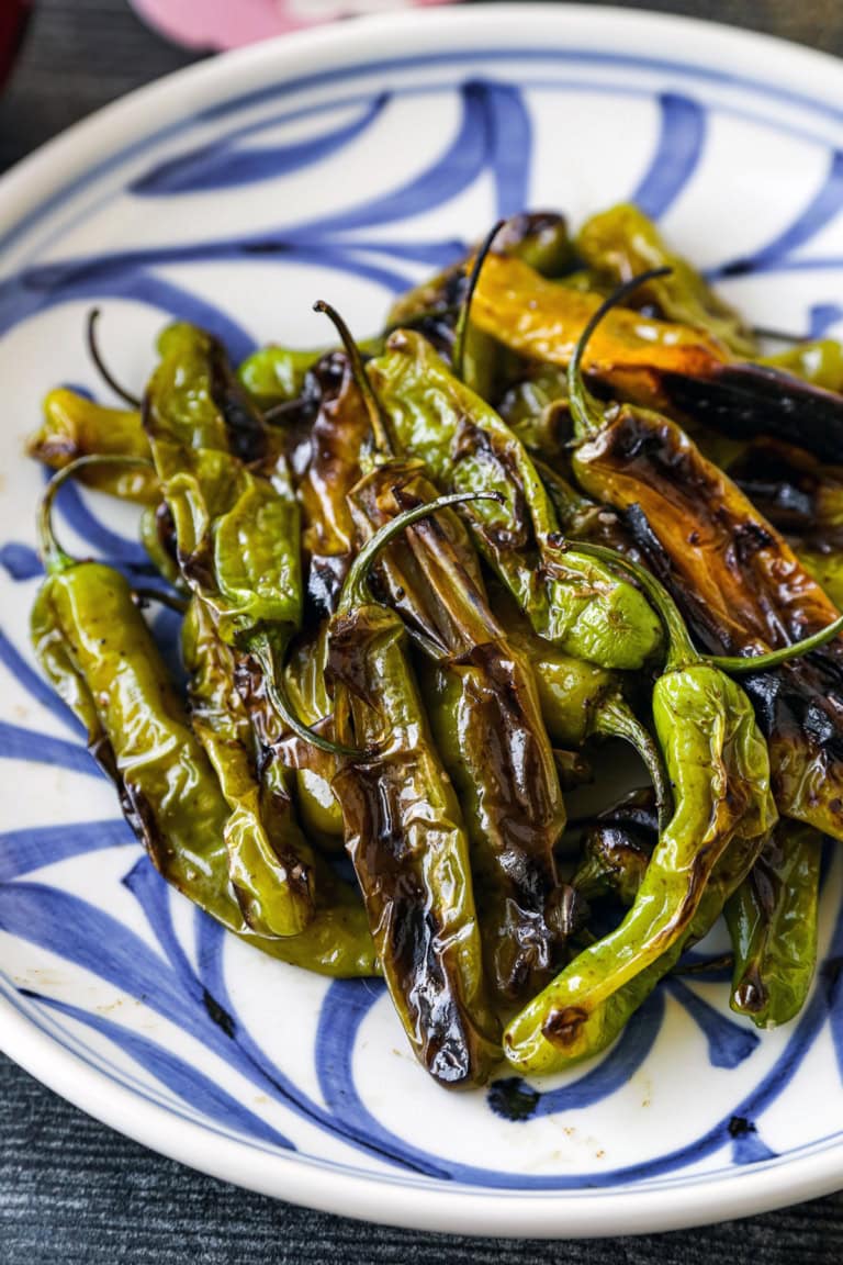 Blistered Shishito Peppers | Pickled Plum