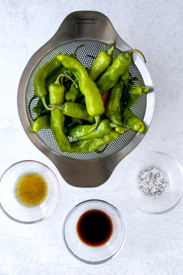 Blistered Shishito Peppers | Pickled Plum