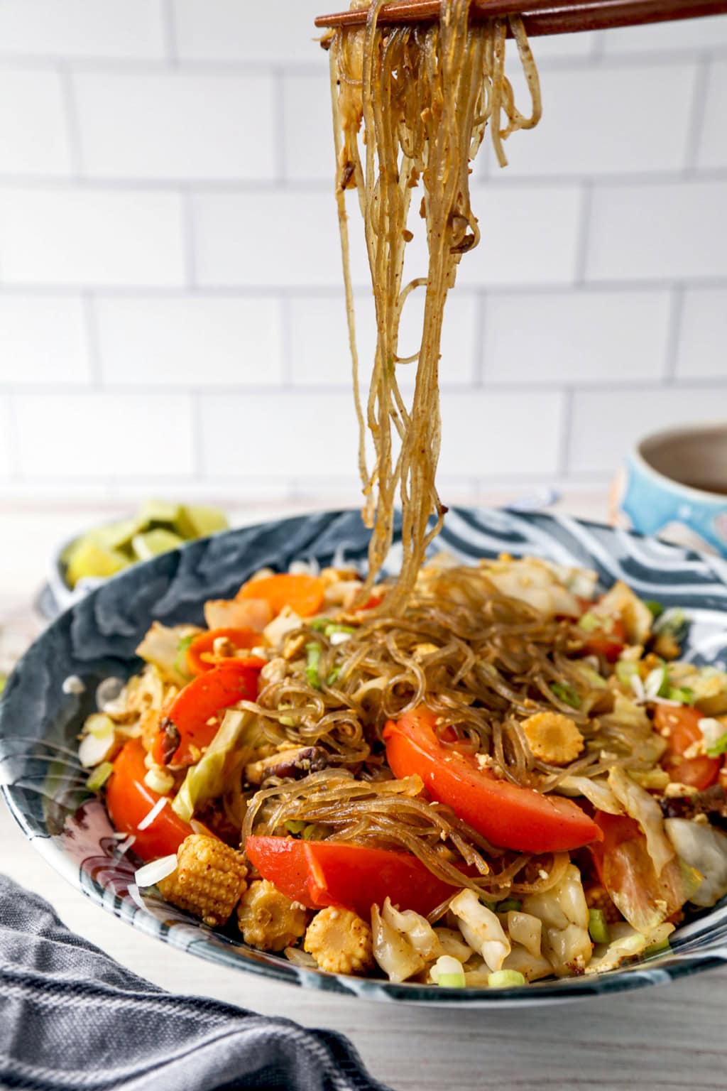 Pad Woon Sen (Thai Glass Noodle Stir Fry) | Pickled Plum