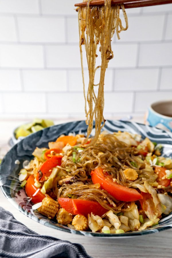 Pad Woon Sen (Thai Glass Noodle Stir Fry) | Pickled Plum