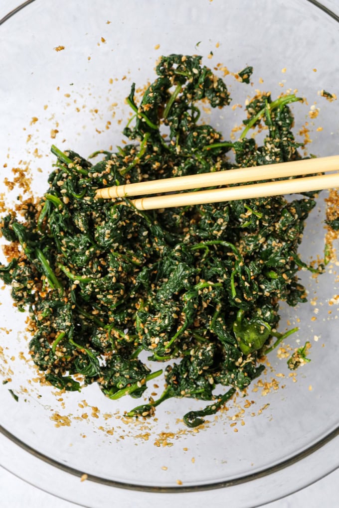 Gomae (Japanese Spinach Salad With Sesame Sauce) | Pickled Plum