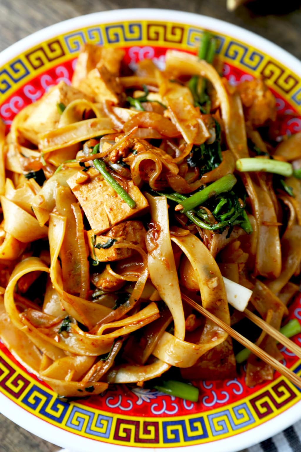 Tofu Chow Fun With Watercress | Pickled Plum
