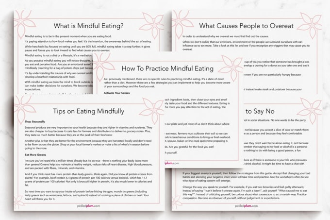 Mindful Eating Guide | Pickled Plum