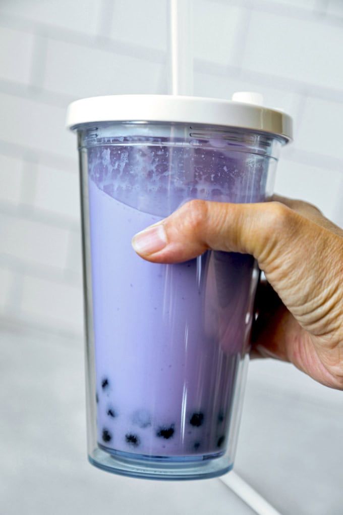 Taro Milk Tea (香芋奶茶) | Pickled Plum