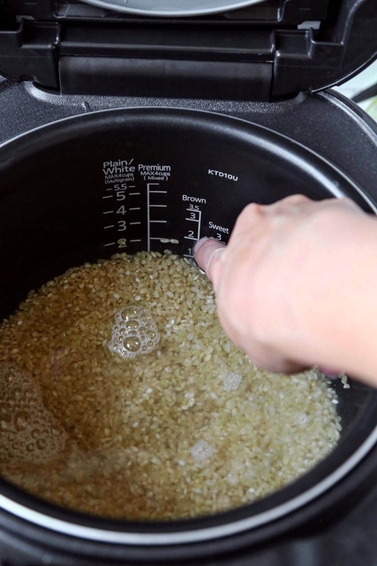 How To Cook White Rice and Brown Rice In A Rice Cooker: Easy Step By ...