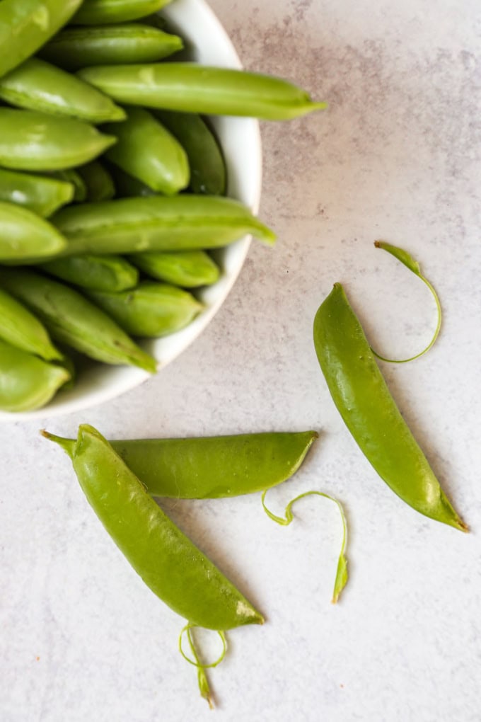 Sugar Snap Peas With Sesame Dressing | Pickled Plum
