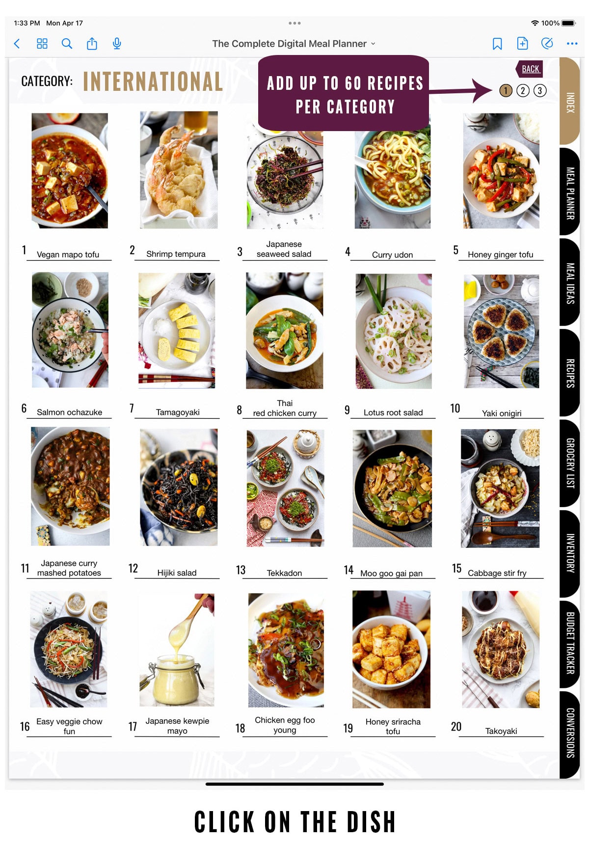 The Complete Digital Meal Planner | Pickled Plum