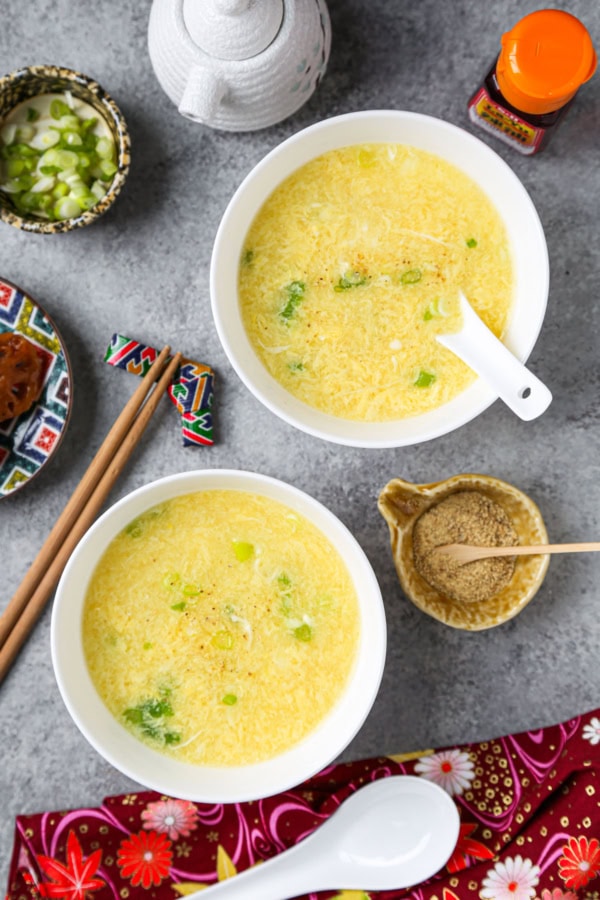 Classic Egg Drop Soup Chinese Pickled Plum