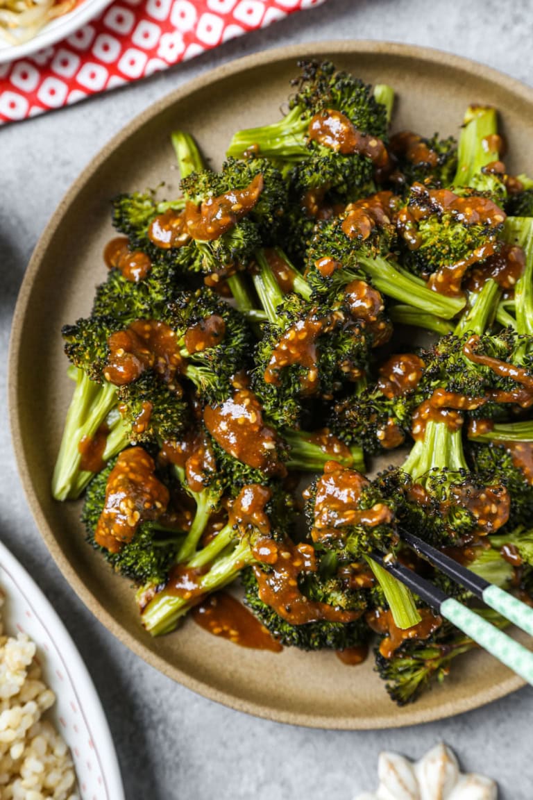 Roasted Broccoli with Miso Sauce | Pickled Plum