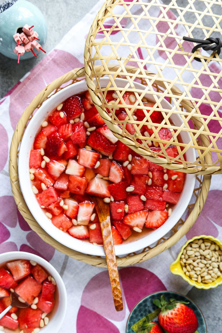 Hwachae (Korean Fruit Bowl) | Pickled Plum