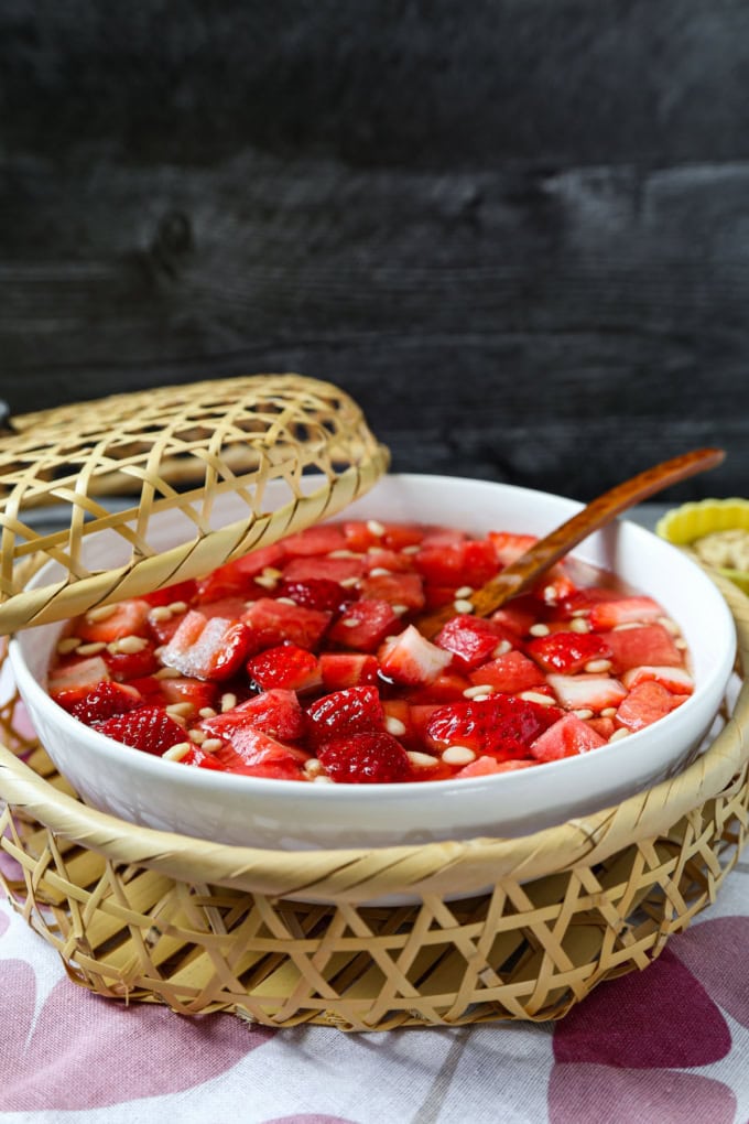 Hwachae (Korean Fruit Bowl) | Pickled Plum