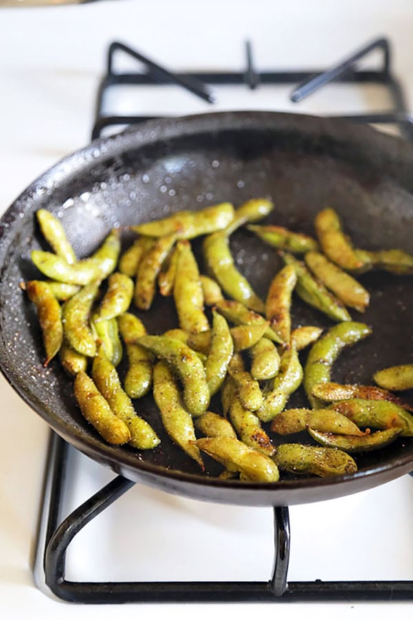 Edamame with Soy and Sesame Sauce | Pickled Plum