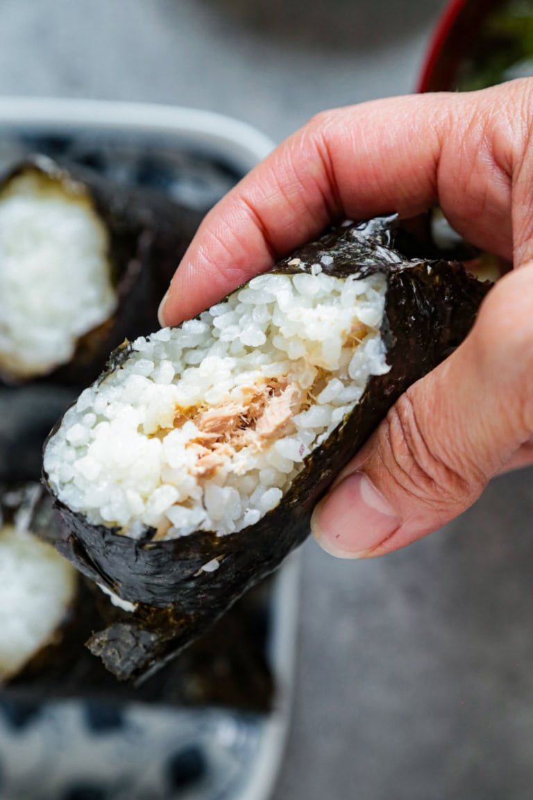 Conbini Style Tuna Mayo Onigiri | Pickled Plum