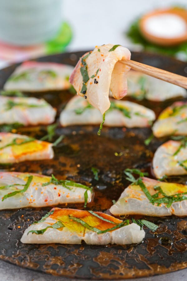 Hamachi Crudo | Pickled Plum