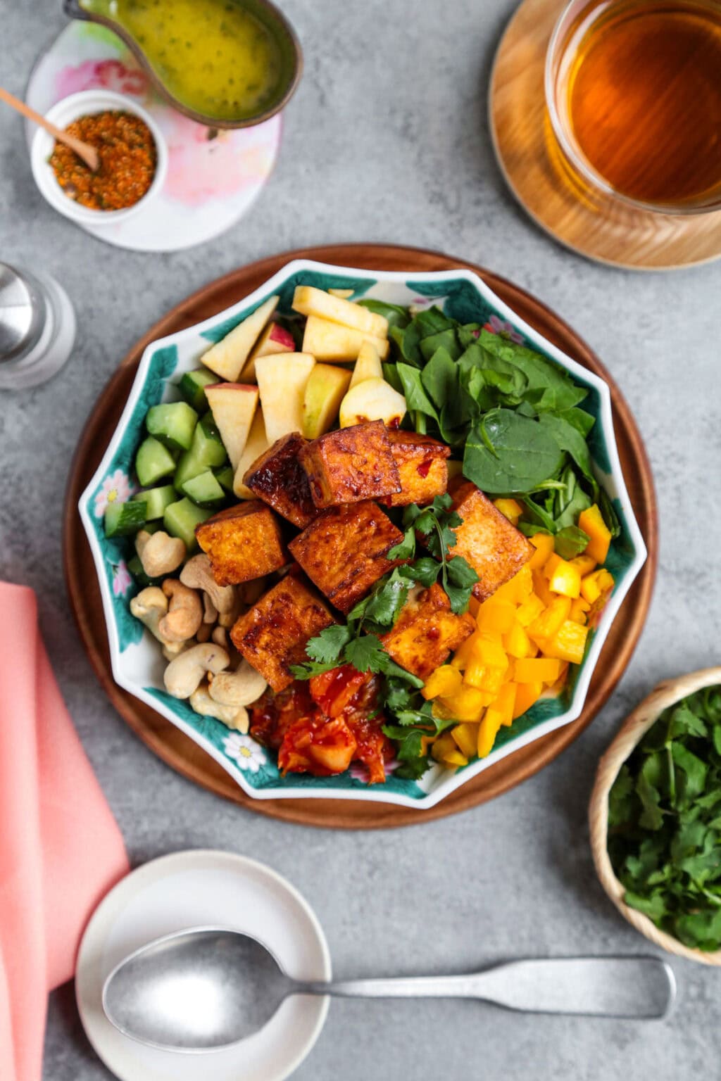 Spicy Tofu Quinoa Bowl | Pickled Plum