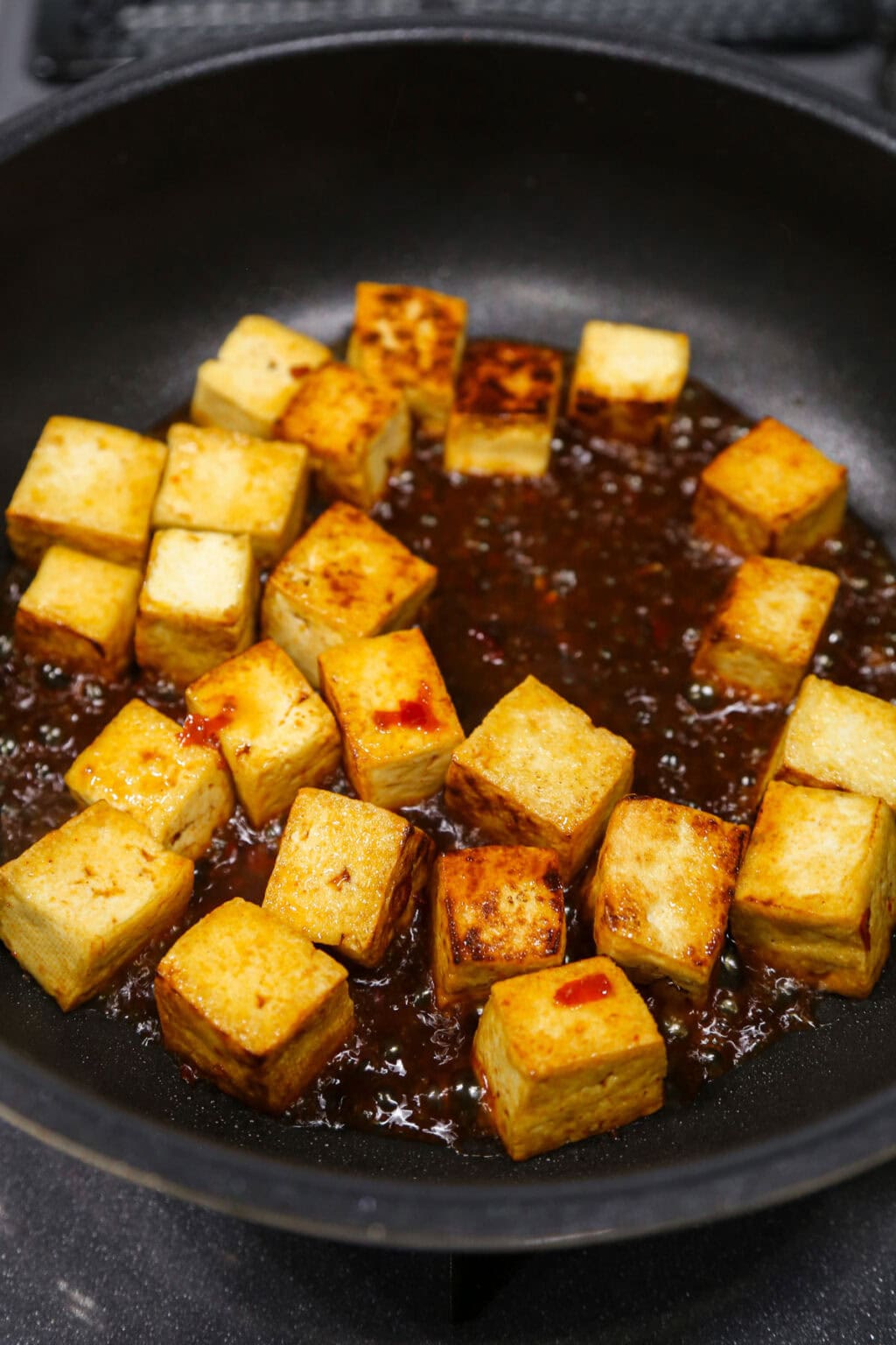 Spicy Tofu Quinoa Bowl | Pickled Plum