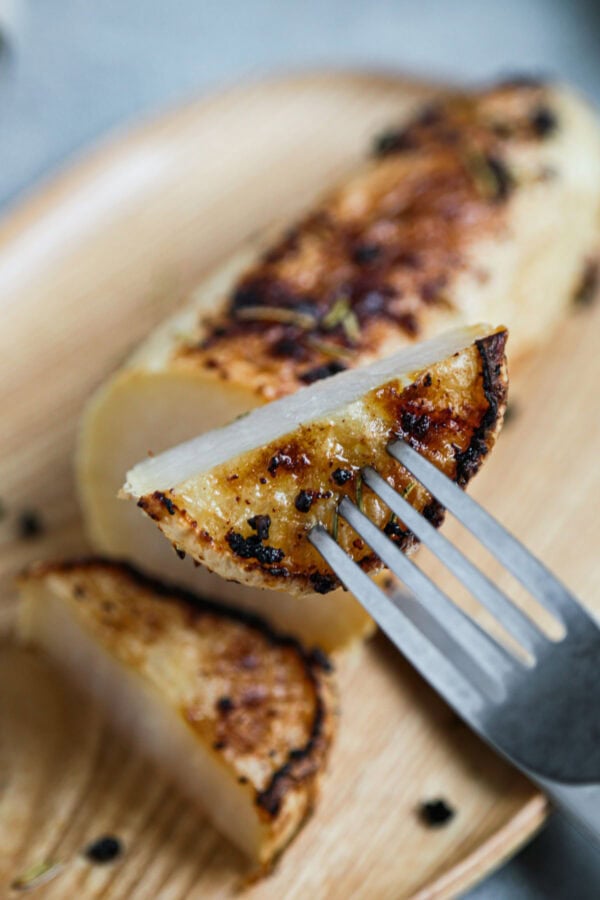 Miso Roasted Daikon | Pickled Plum