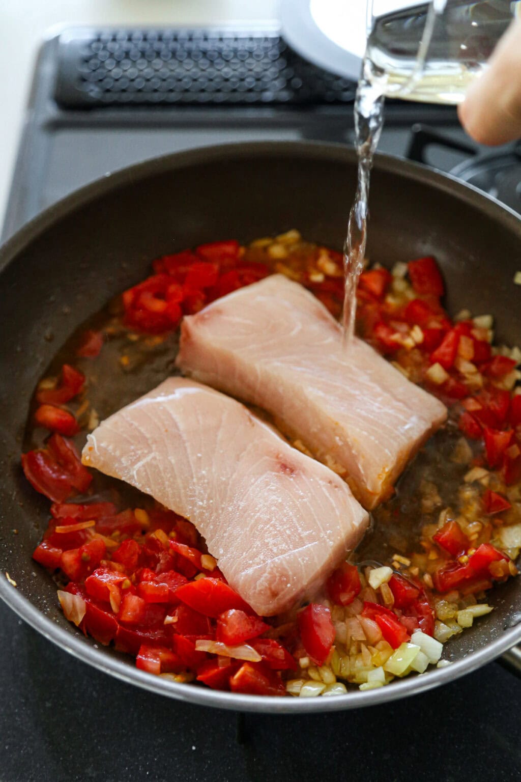 Fish Provençale with Fresh Tomatoes & Capers